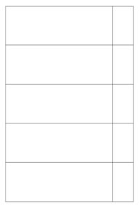 Free Printable 5 Column Charts [PDF] Template - Printables Hub