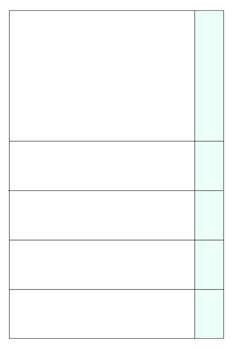 Free Printable 5 Column Charts [PDF] Template - Printables Hub