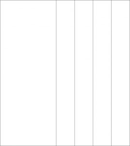 Free Printable 5 Column Charts [PDF] Template - Printables Hub