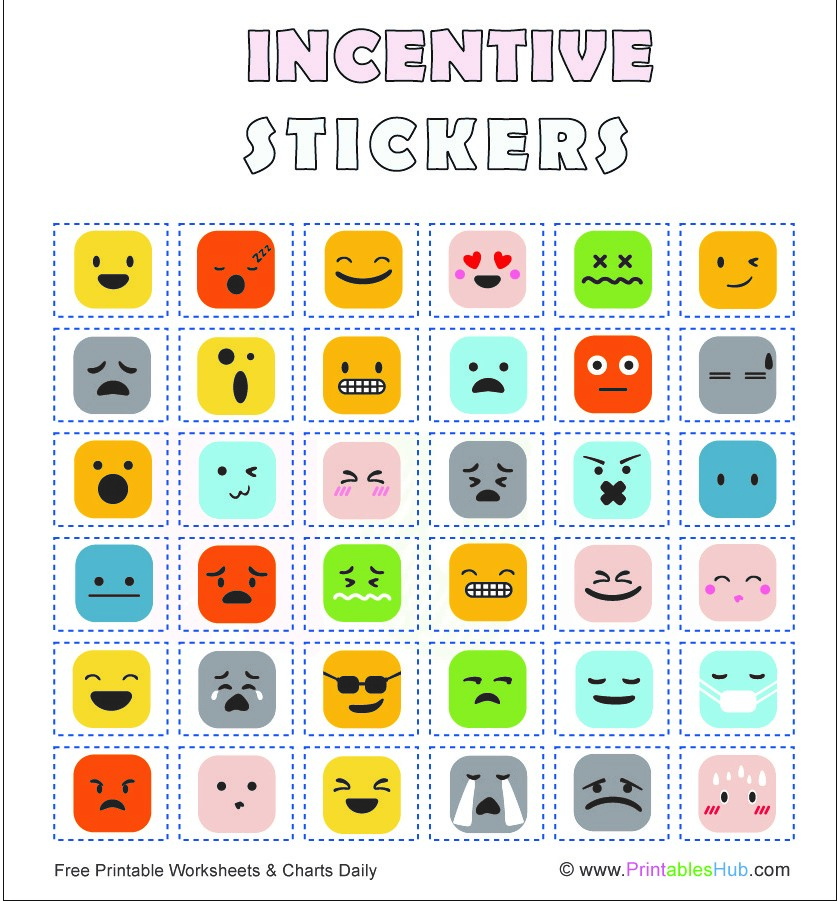 Free Printable Incentive Chart & Incentive Badges [PDF] - Printables Hub