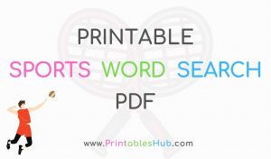Free Printable Sports Word Search Puzzles With Answer Key [PDF ...
