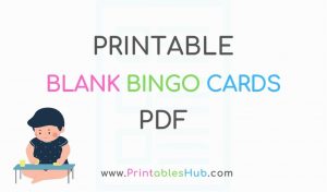 Free Printable Blank Bingo Cards Template [PDF] (3x3, 4x4,5x5)(2 Per ...