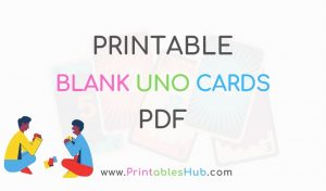 Free Printable Blank UNO Cards Template [PDF] - Printables Hub
