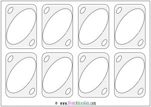 Free Printable Blank UNO Cards Template [PDF] - Printables Hub