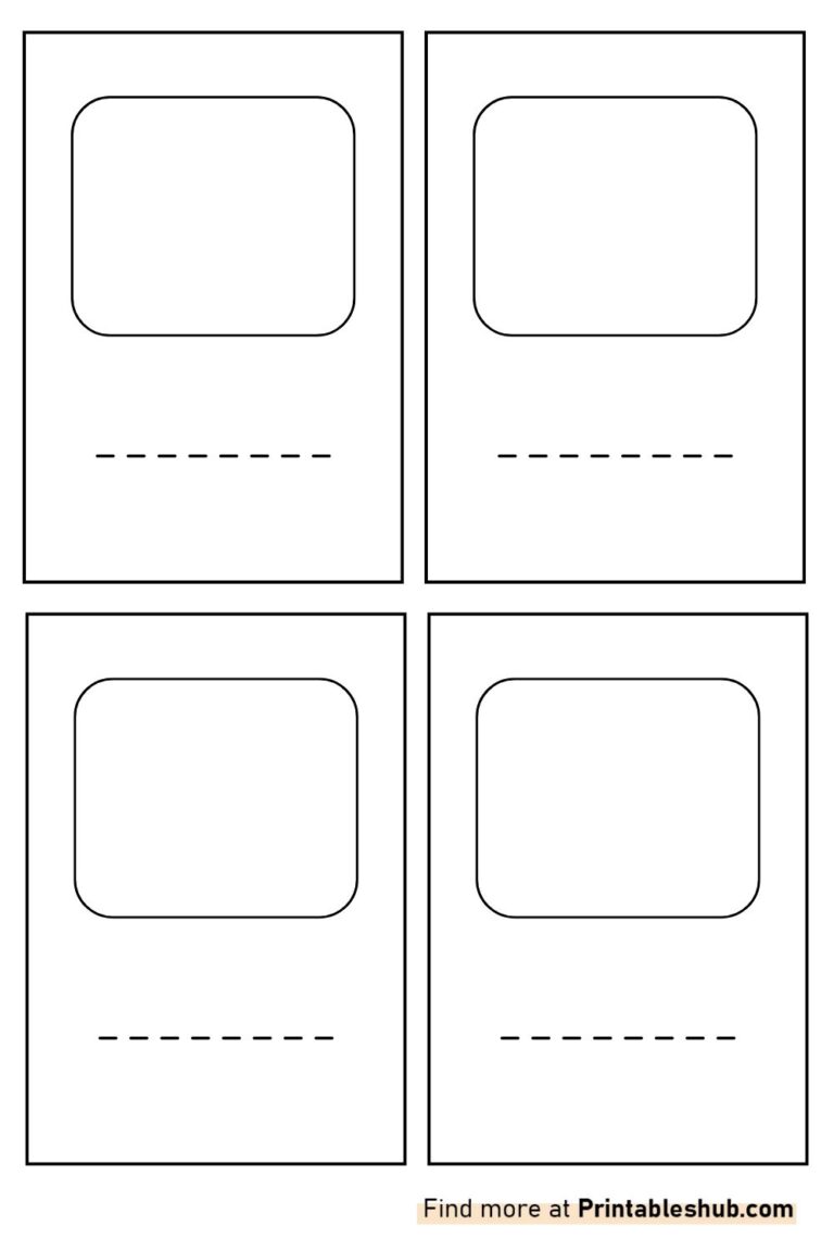 Free Printable Blank Flashcards Template [PDF] - Printables Hub