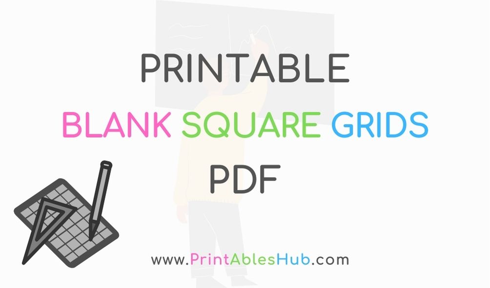 Free Printable Blank 50, 100, & 200 Squares Grid Templates [PDF ...
