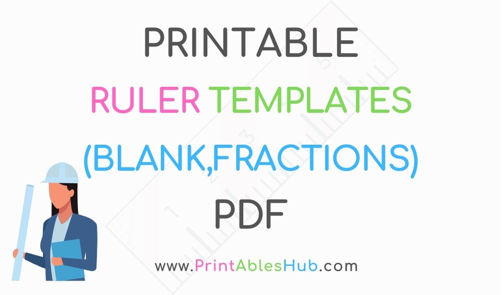 Free Printable 12 Inch Ruler Templates Pdf [Blank Template With ...