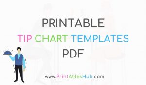 Free Printable Tip Chart Templates [PDF] - Printables Hub