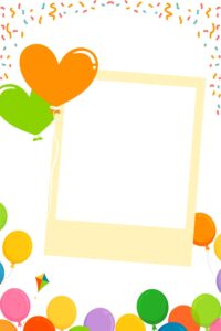 Printable Birthday Party Invitation Card Blank Templates [Free PDFs ...