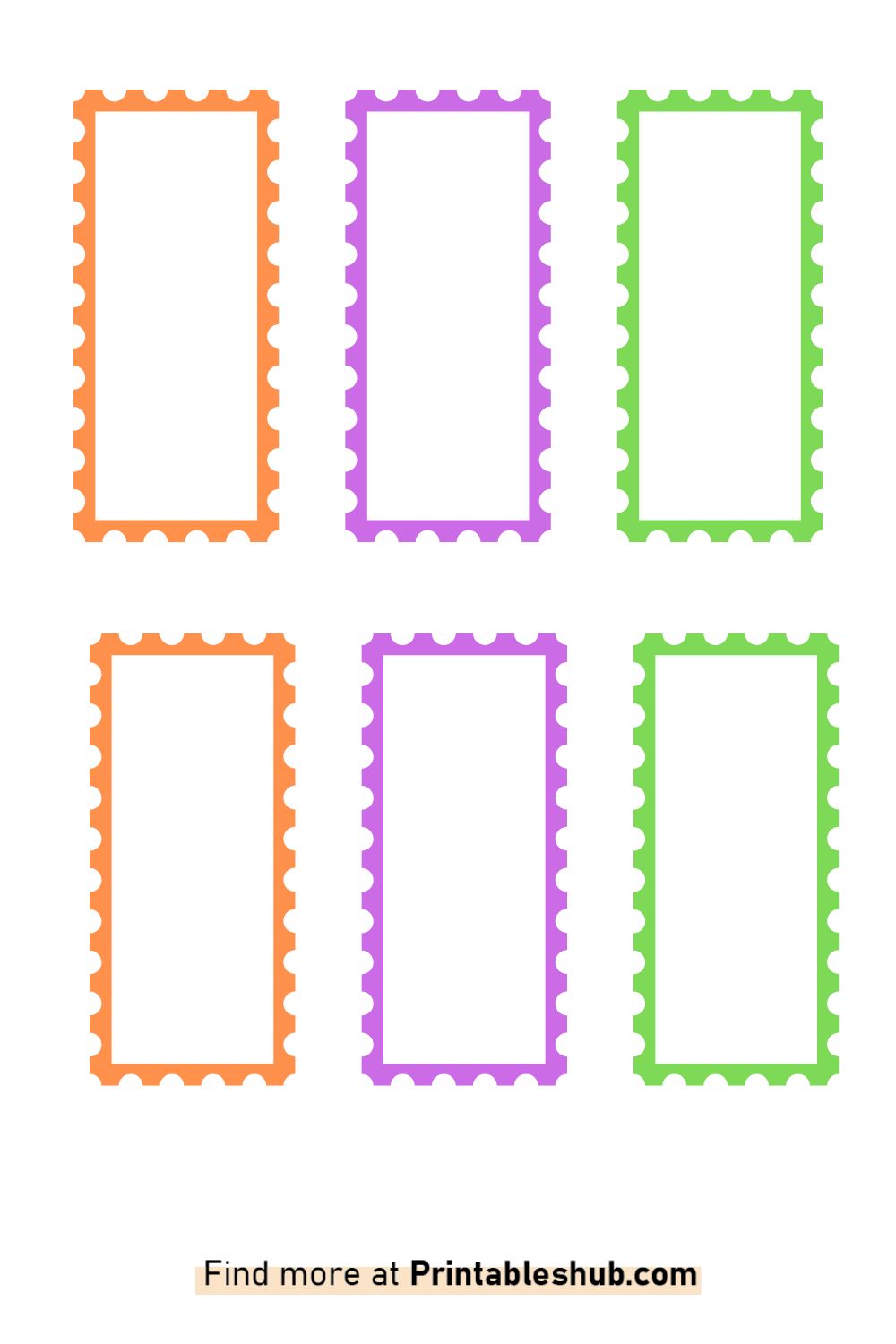 Free Printable Blank Bookmark Templates [PDF Included] - Printables Hub