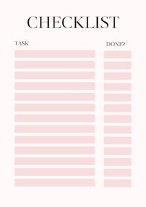 Printable Blank Checklist Templates [PDF] - Printables Hub