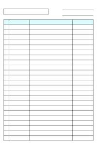 Free Printable Blank Spreadsheet Templates [PDF Included] - Printables Hub