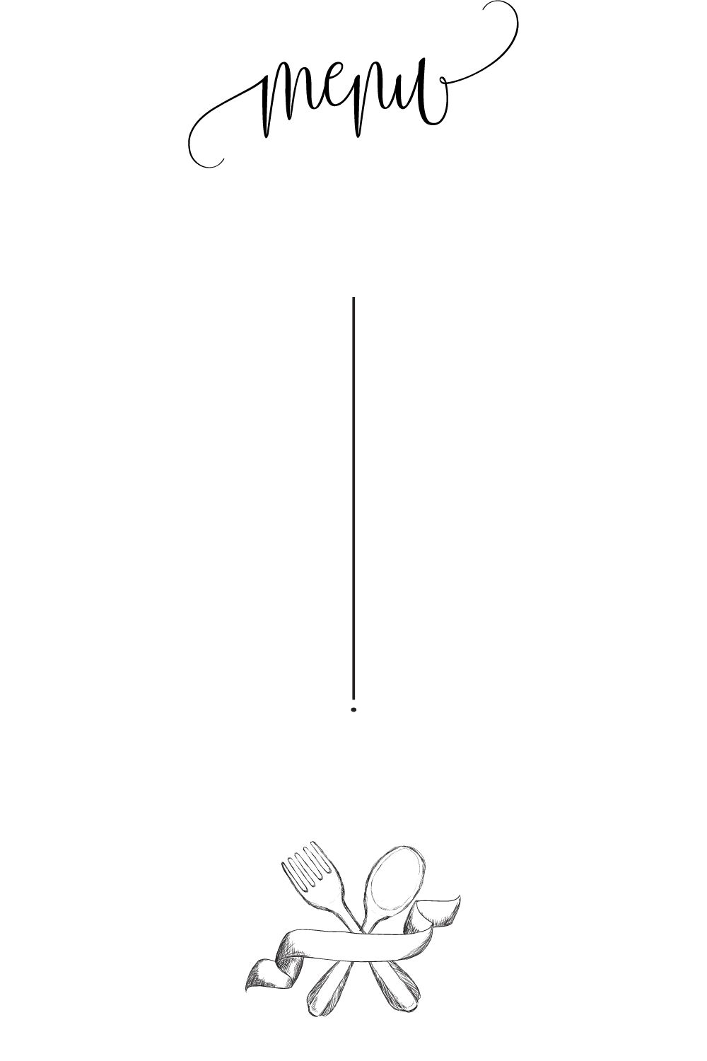 Free Printable Blank Restaurant Menu Template [PDF Included ...