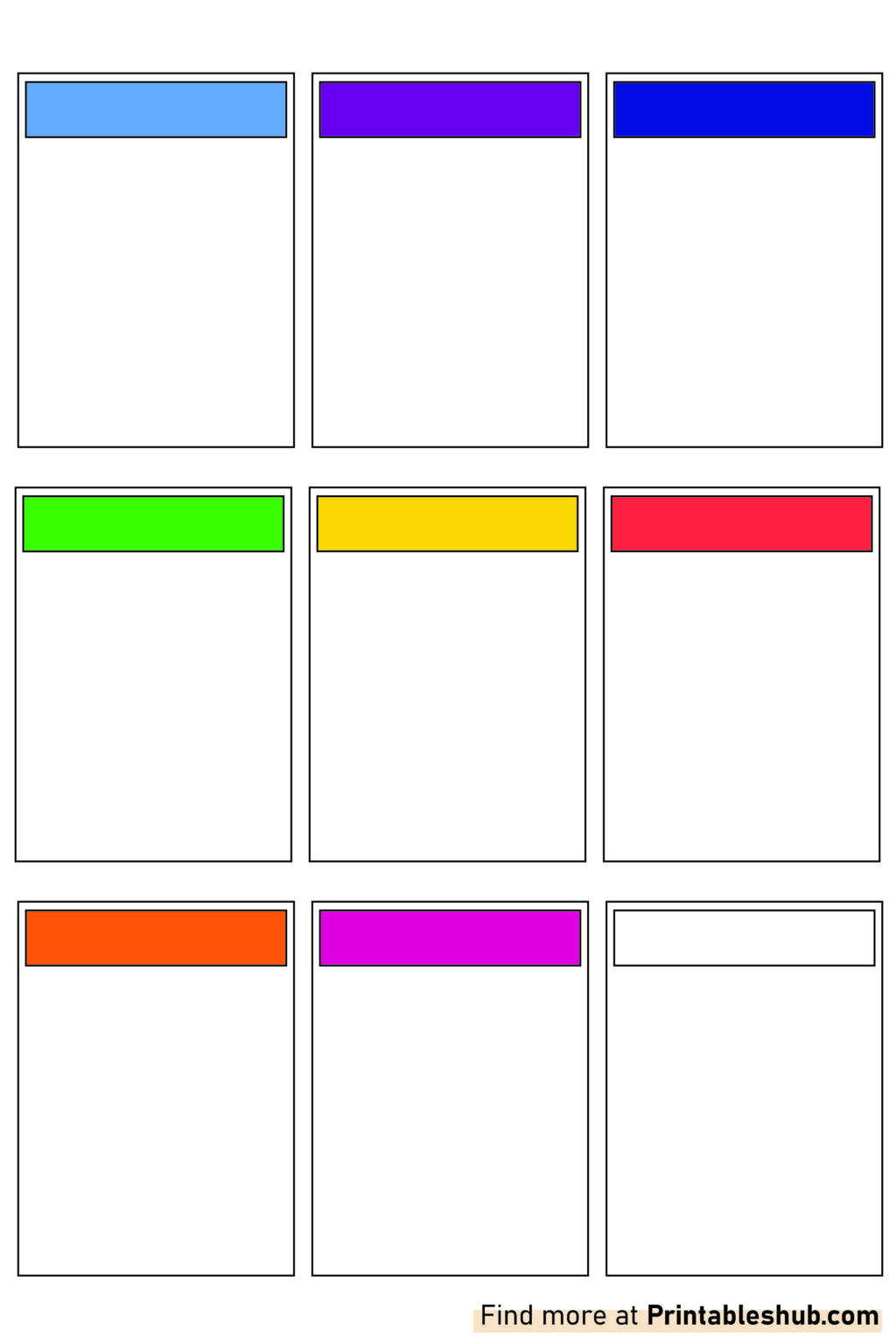 Free Printable Blank Monopoly (Board & Cards) Templates [PDF Included ...