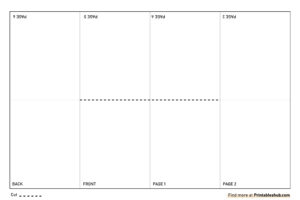 Free Printable Blank Mini Book Templates [PDF Included] - Printables Hub
