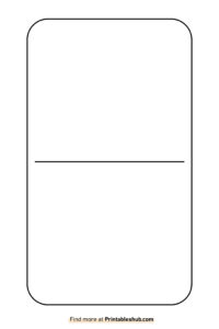 Printable Blank Domino Templates [PDF Included] - Printables Hub