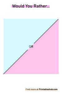 Free Printable Blank Would You Rather Templates [PDF Included ...