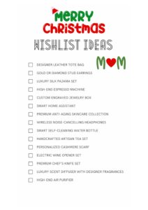 Free Printable Blank Christmas Wish List Templates [PDF Also Included ...