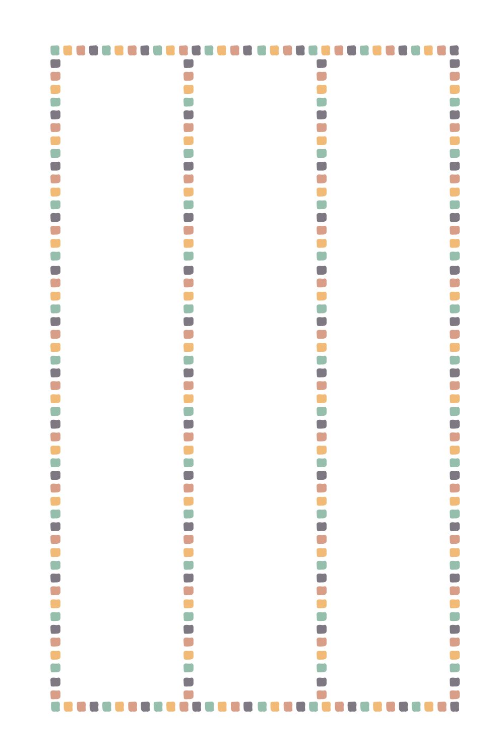 Free Printable 3-Column Chart Templates [PDF Included] - Printables Hub