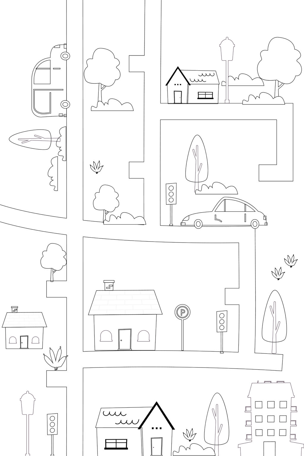 Printable Town Map For Kids [PDF + Blank Template] - Printables Hub