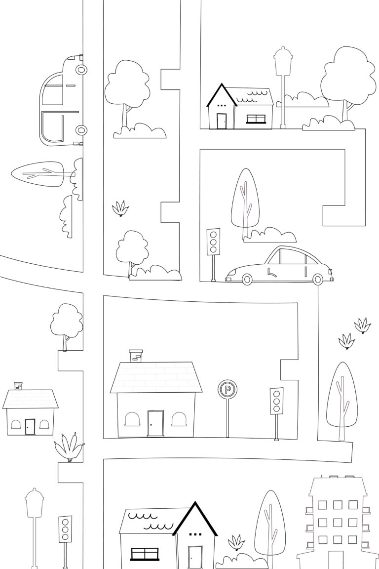 Printable Town Map For Kids [PDF + Blank Template] - Printables Hub