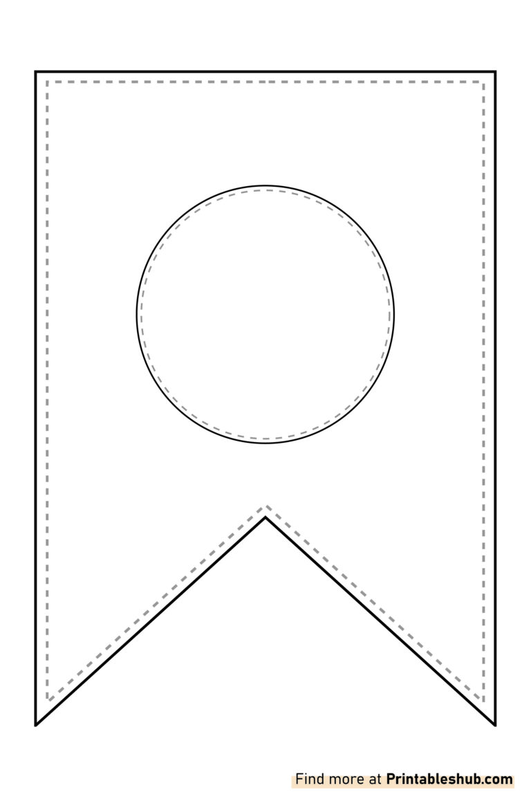 Free Printable Blank Banner Templates [PDF Included] - Printables Hub