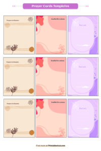Free Printable Blank Prayer Card Templates [PDF Included] - Printables Hub
