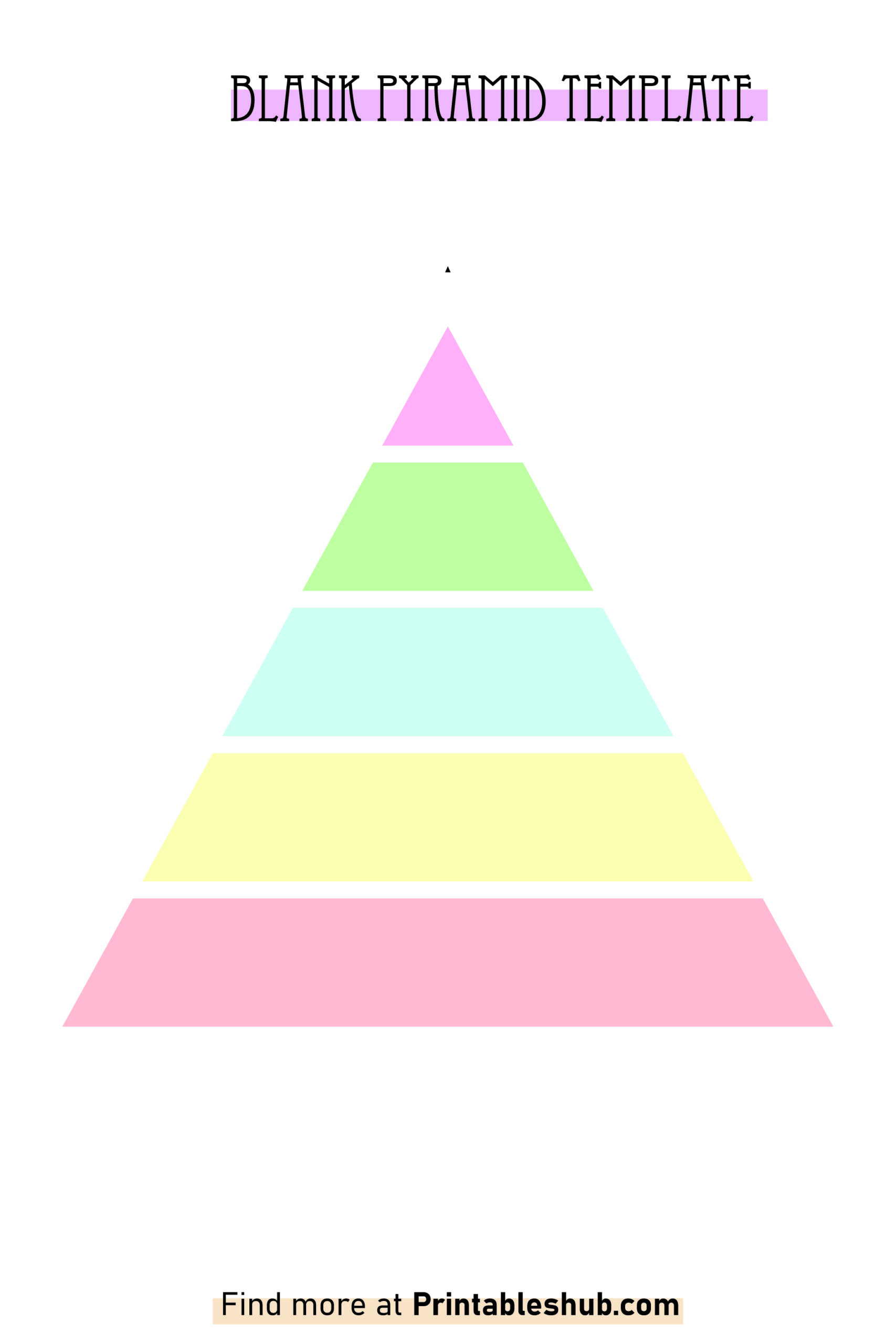 Free Printable Blank Pyramid Templates [PDF Included] - Printables Hub