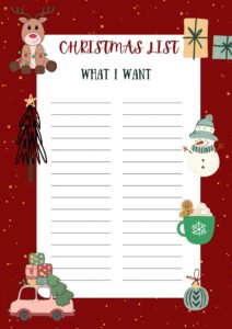 Free Printable Blank Christmas Wish List Templates [PDF Also Included ...