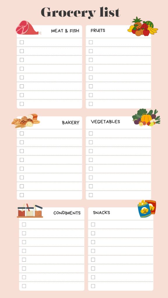 Grocery List Blank Printable Prntbl concejomunicipaldechinu gov co Grocery List Blank Printable Prntbl concejomunicipaldechinu gov co