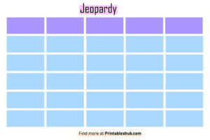 Printable Blank Jeopardy Templates [PDF Included] - Printables Hub
