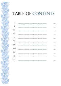 Free Printable Blank Table Of Contents Templates [PDF Included ...
