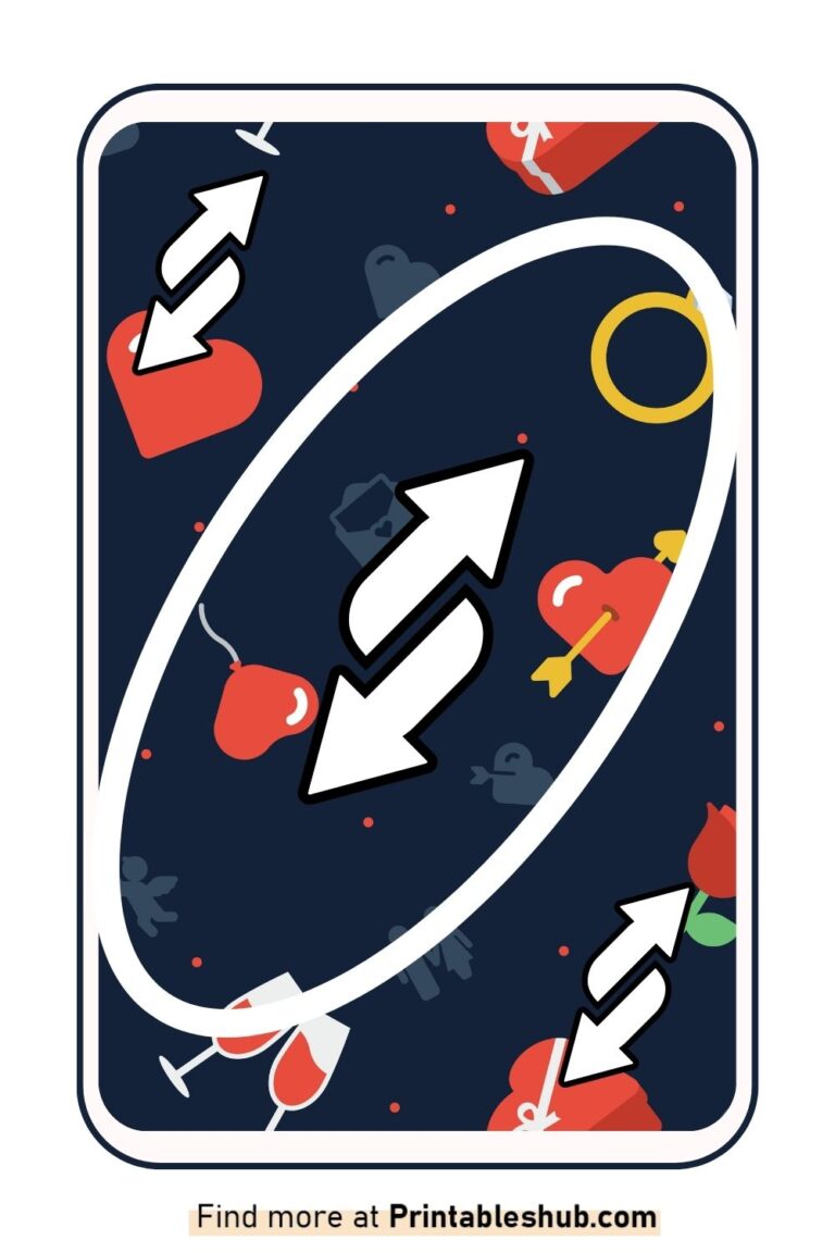 Free Printable UNO Reverse Cards With Blank Template [PDF Included ...