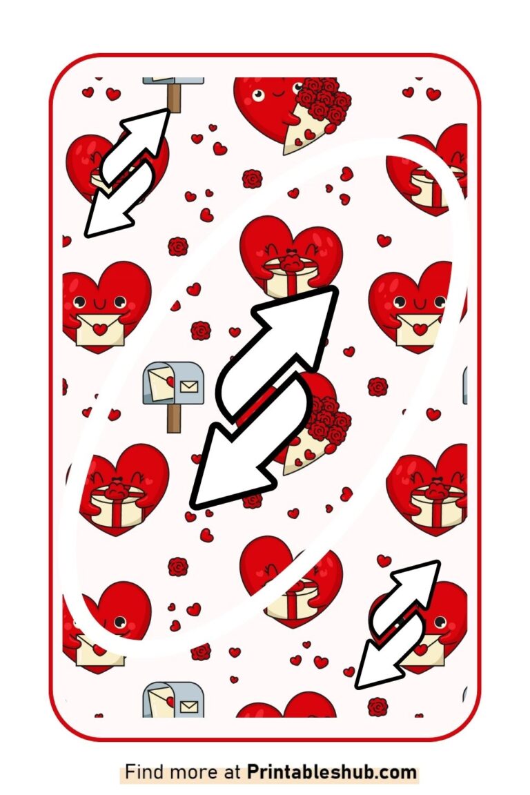 Free Printable UNO Reverse Cards With Blank Template [PDF Included ...