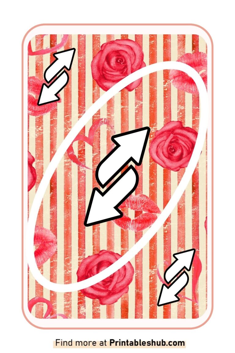 Free Printable UNO Reverse Cards With Blank Template [PDF Included ...