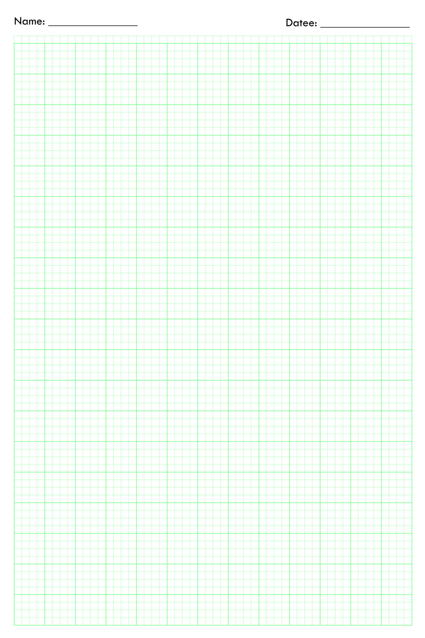 Free Printable 1 Inch Grid Paper {PDF Included} - Printables Hub