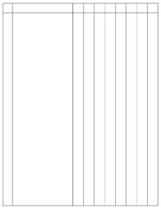 Printable Blank 10 Column Chart Templates [PDF Included] - Printables Hub