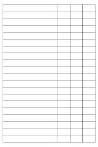 Printable Blank 4 Column Chart Templates [PDF Included] - Printables Hub