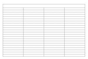 Printable Blank 4 Column Chart Templates [PDF Included] - Printables Hub