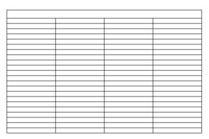 Printable Blank 4 Column Chart Templates [PDF Included] - Printables Hub
