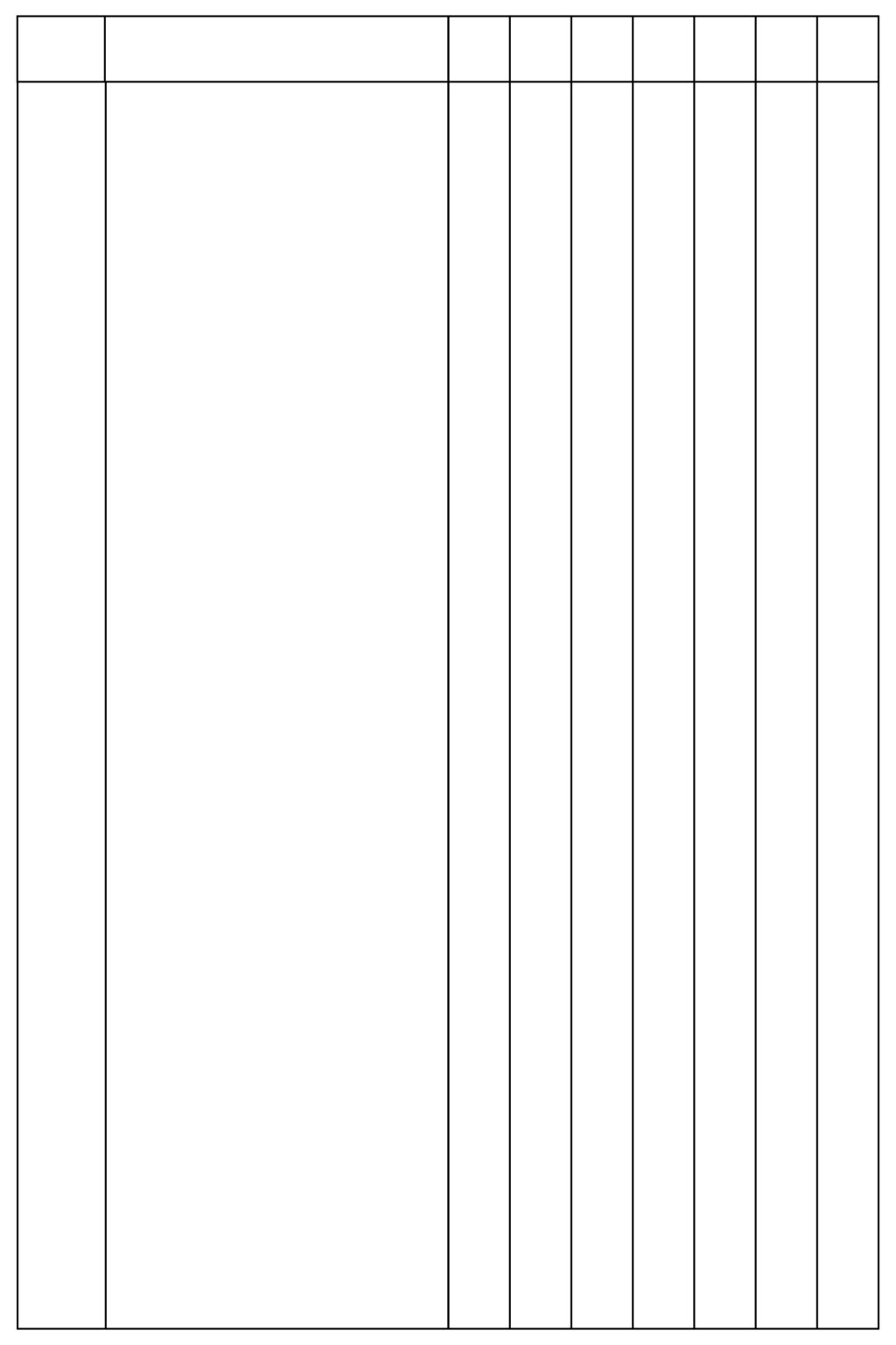 Printable 9-column chart templates [PDF Included] - Printables Hub