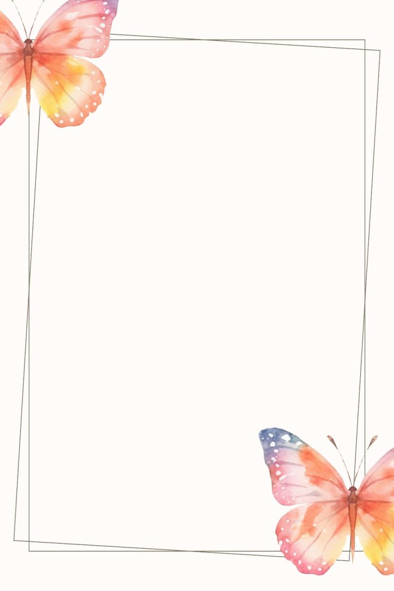 Printable Blank Aesthetic Rectangle {Frame} Templates [PDF Included ...