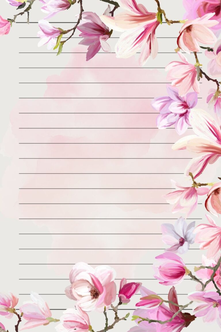 Free Printable A4 Writing Stationery/Sheets [PDF Included] - Printables Hub