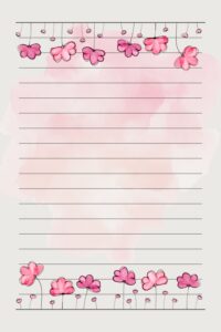 Free Printable A4 Writing Stationery/Sheets [PDF Included] - Printables Hub