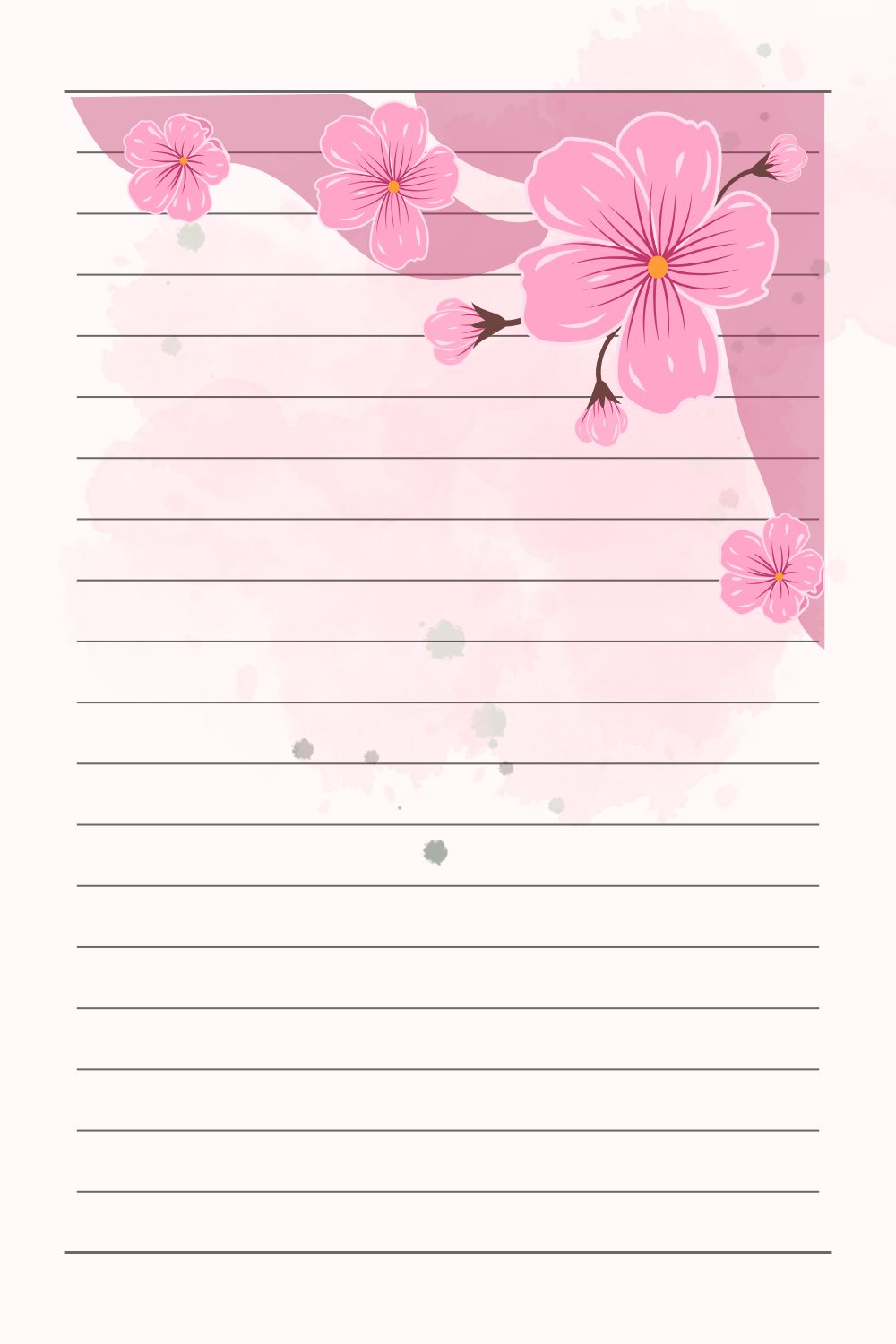 Free Printable A4 Writing Stationery/Sheets [PDF Included] - Printables Hub