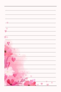 Free Printable A4 Writing Stationery/Sheets [PDF Included] - Printables Hub