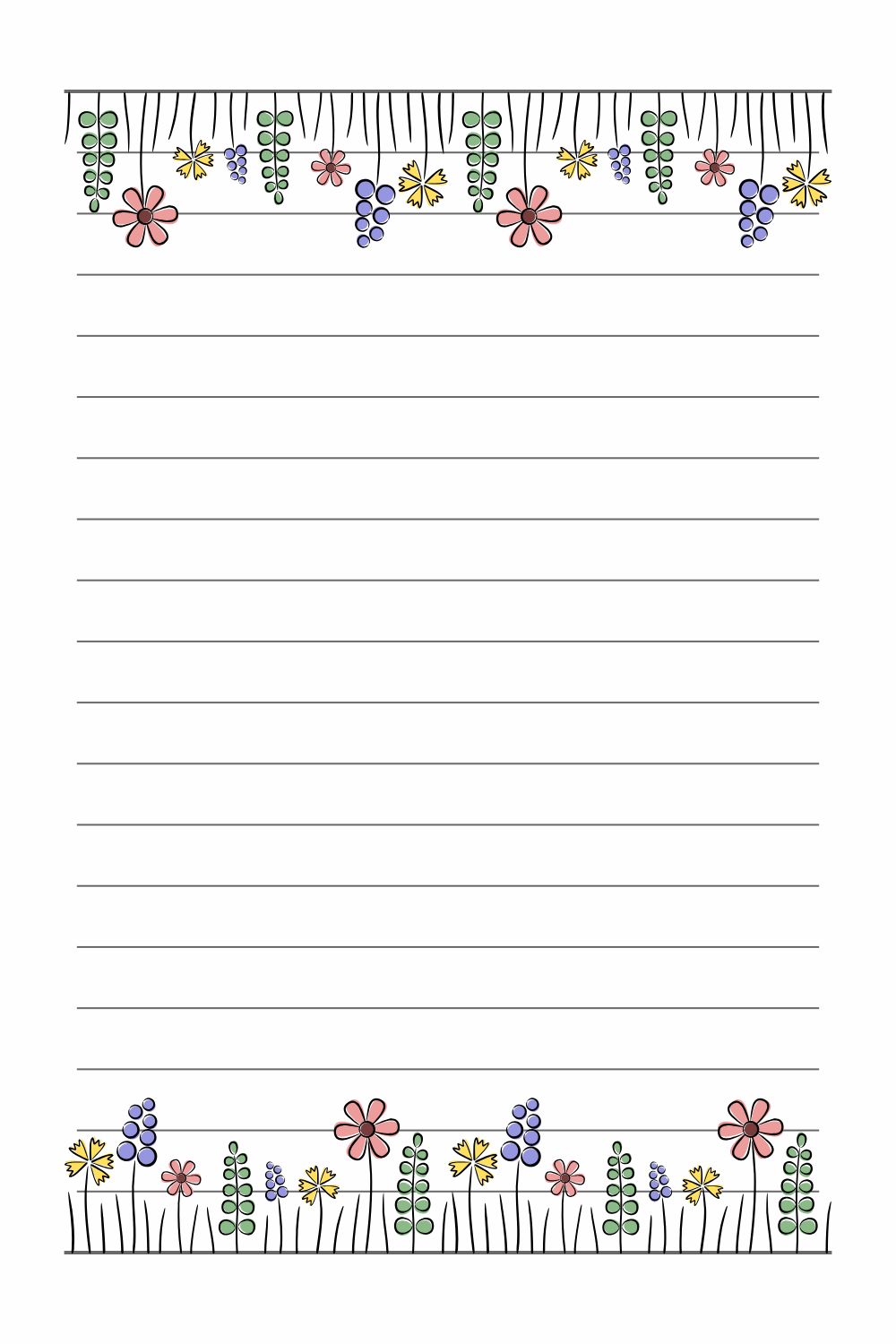 Free Printable A4 Writing Stationery/Sheets [PDF Included] - Printables Hub