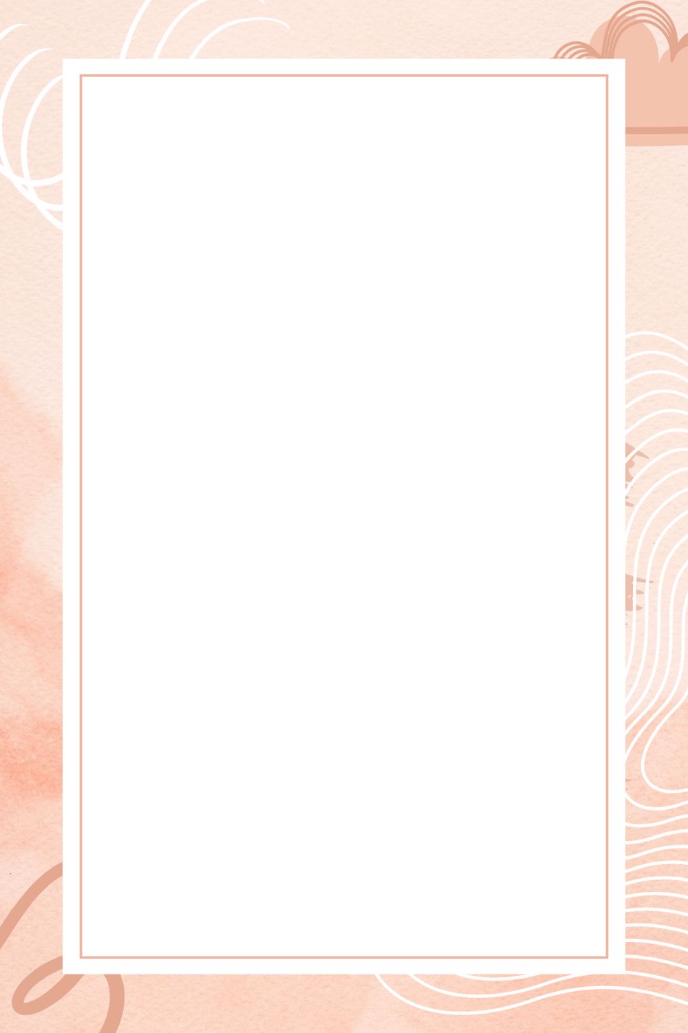 Printable Blank Aesthetic Rectangle {Frame} Templates [PDF Included ...