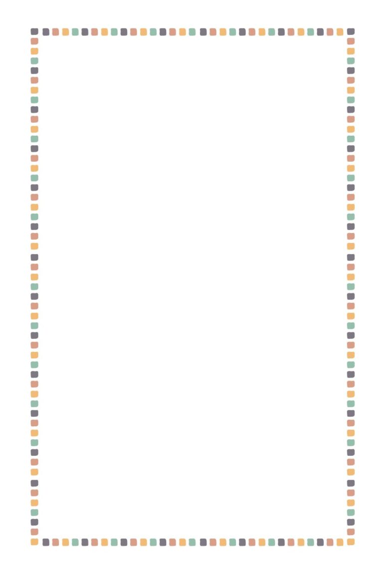 Printable Blank Aesthetic Rectangle {Frame} Templates [PDF Included ...