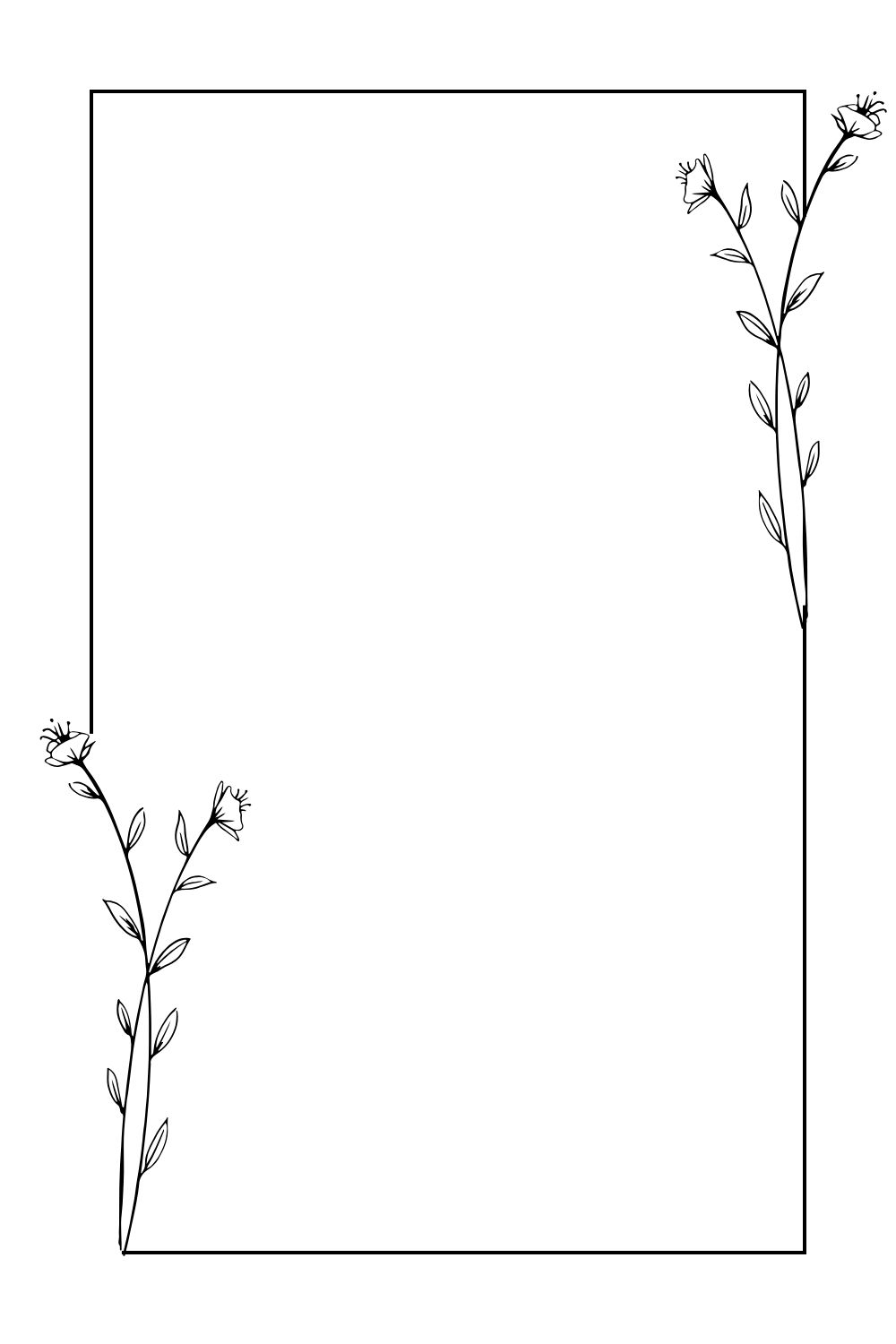 Printable Blank Aesthetic Rectangle {Frame} Templates [PDF Included ...